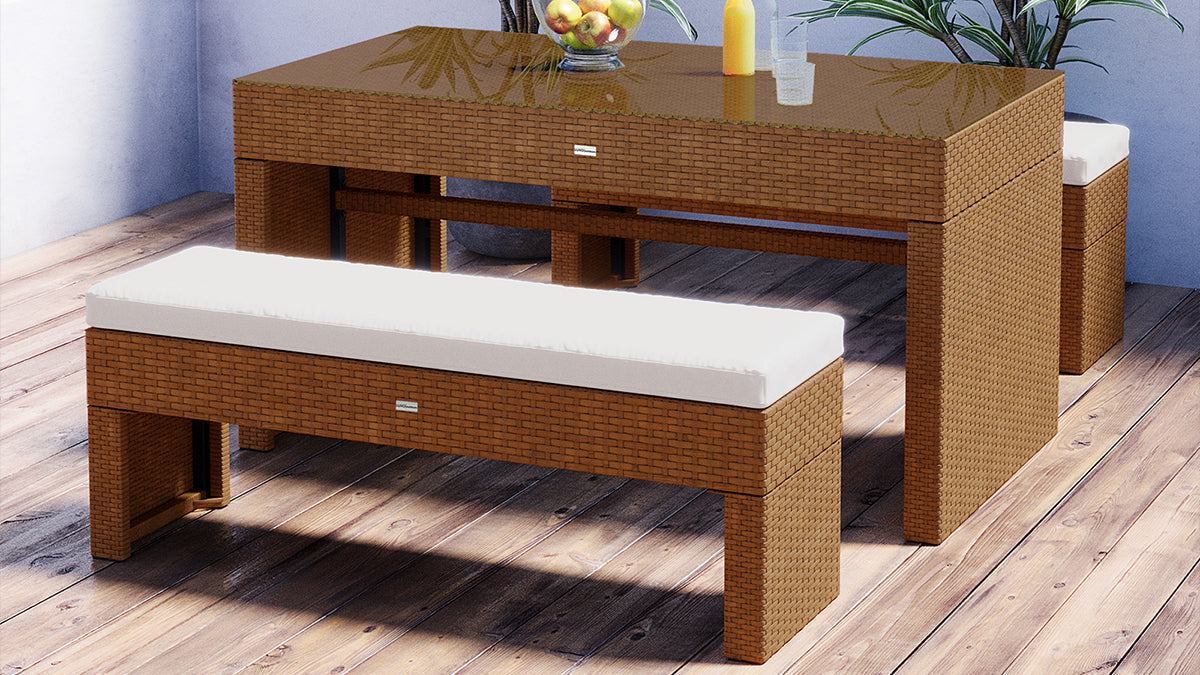 How to Choose the Right Bench Seat Size for Your Dining Table – Luxo Living