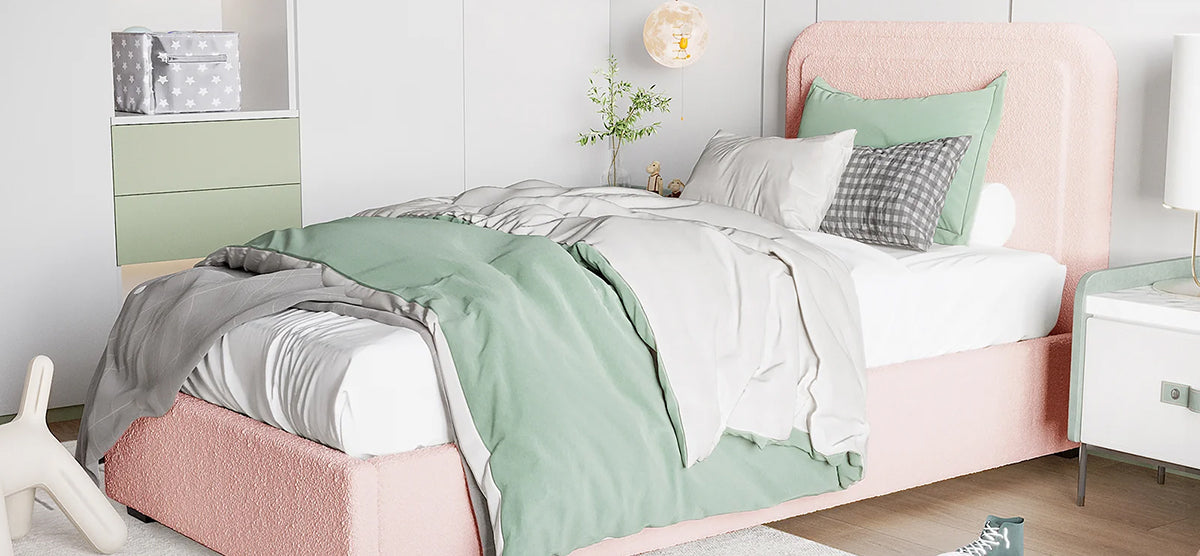 Pink Single Bed Frames | Luxo Living Australia