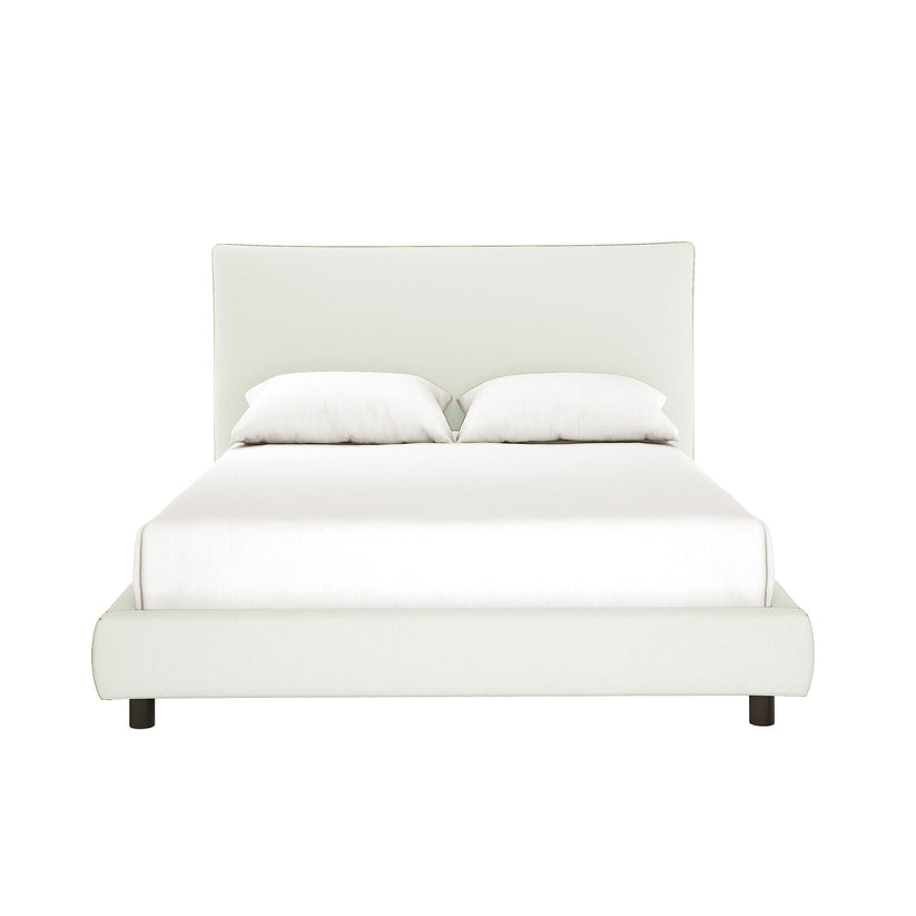 Havvan Queen Linen Fabric Bed Frame in Off White – Luxo Living