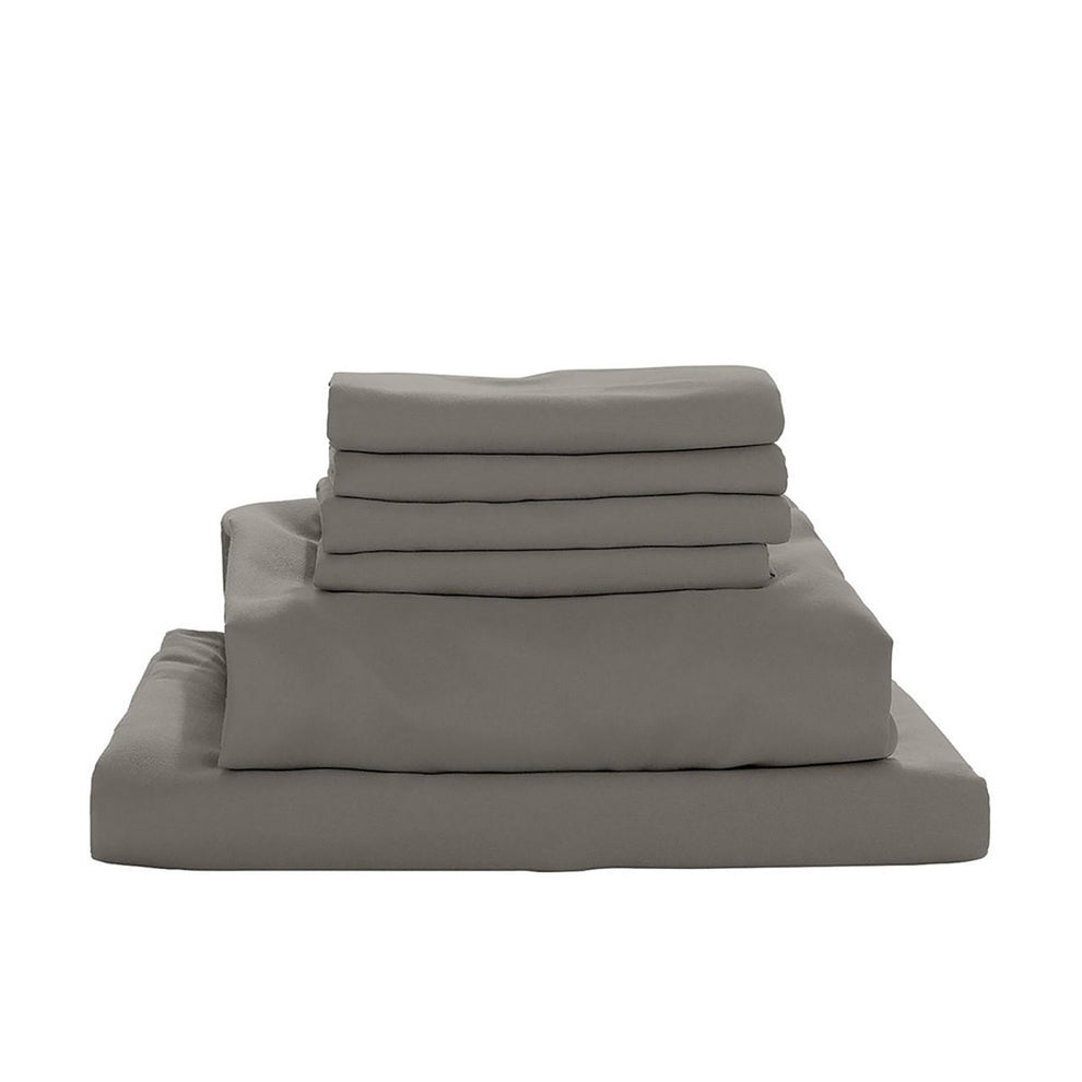 Valeria King 1000TC Ultra Soft Bed Sheet Set in Grey – Luxo Living