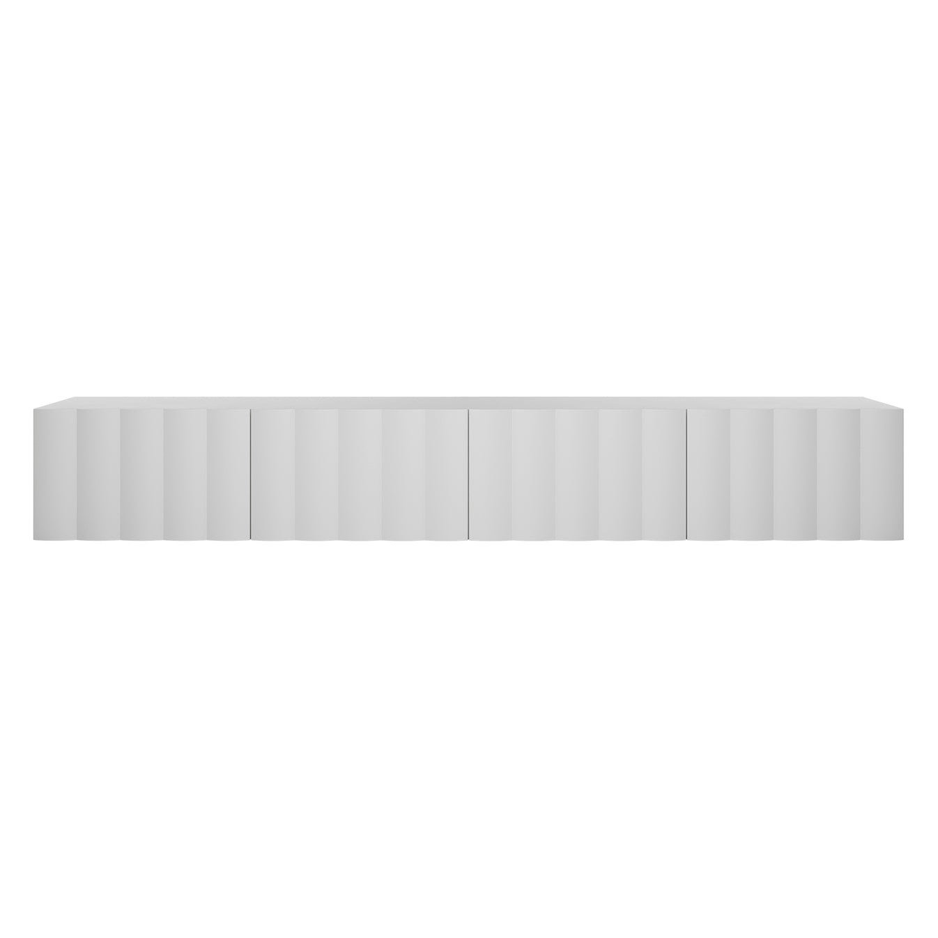 Hamish 200cm Fluted TV Storage Entertainment Unit in White – Luxo Living