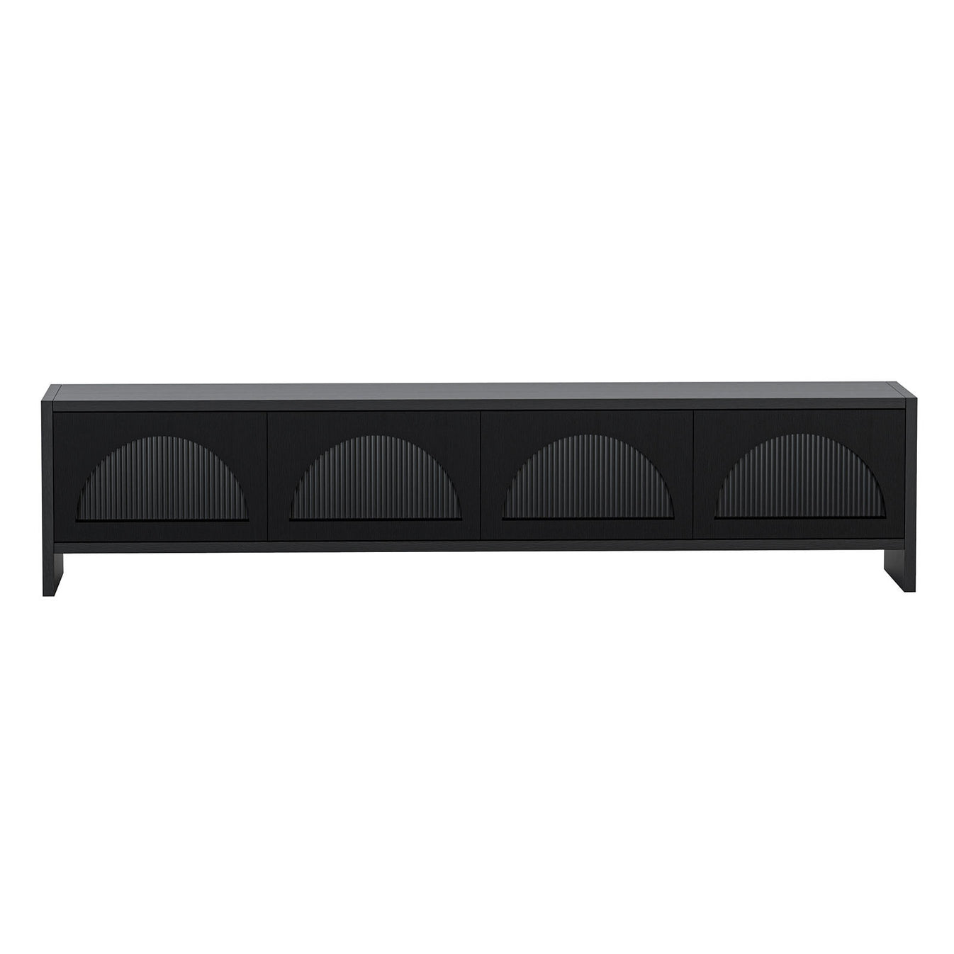 Philippe 200cm Arch Door TV Entertainment Unit in Black – Luxo Living