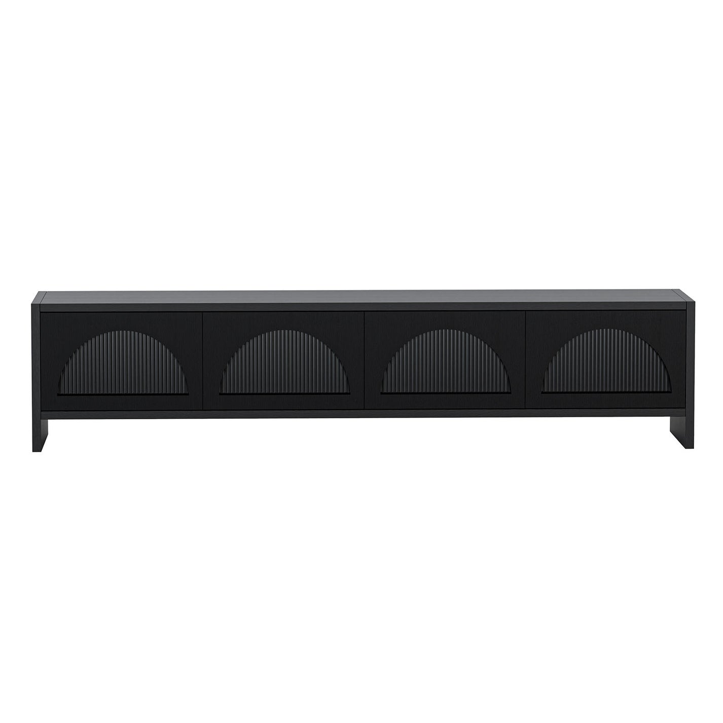 Philippe 200cm Arch Door TV Entertainment Unit in Black – Luxo Living