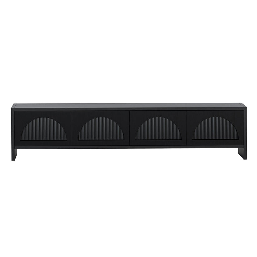 Philippe 200cm Arch Door TV Entertainment Unit in Black – Luxo Living