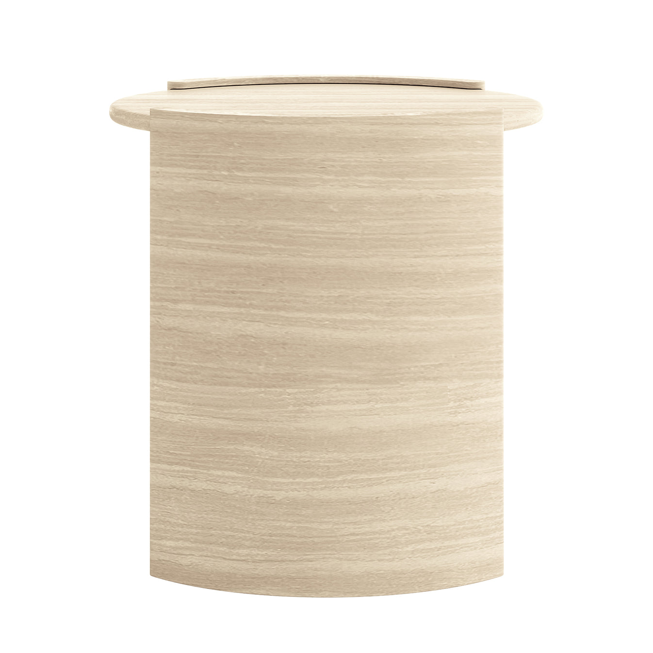 Behnaz 56cm Round Indoor & Outdoor Concrete Table in Beige – Luxo Living