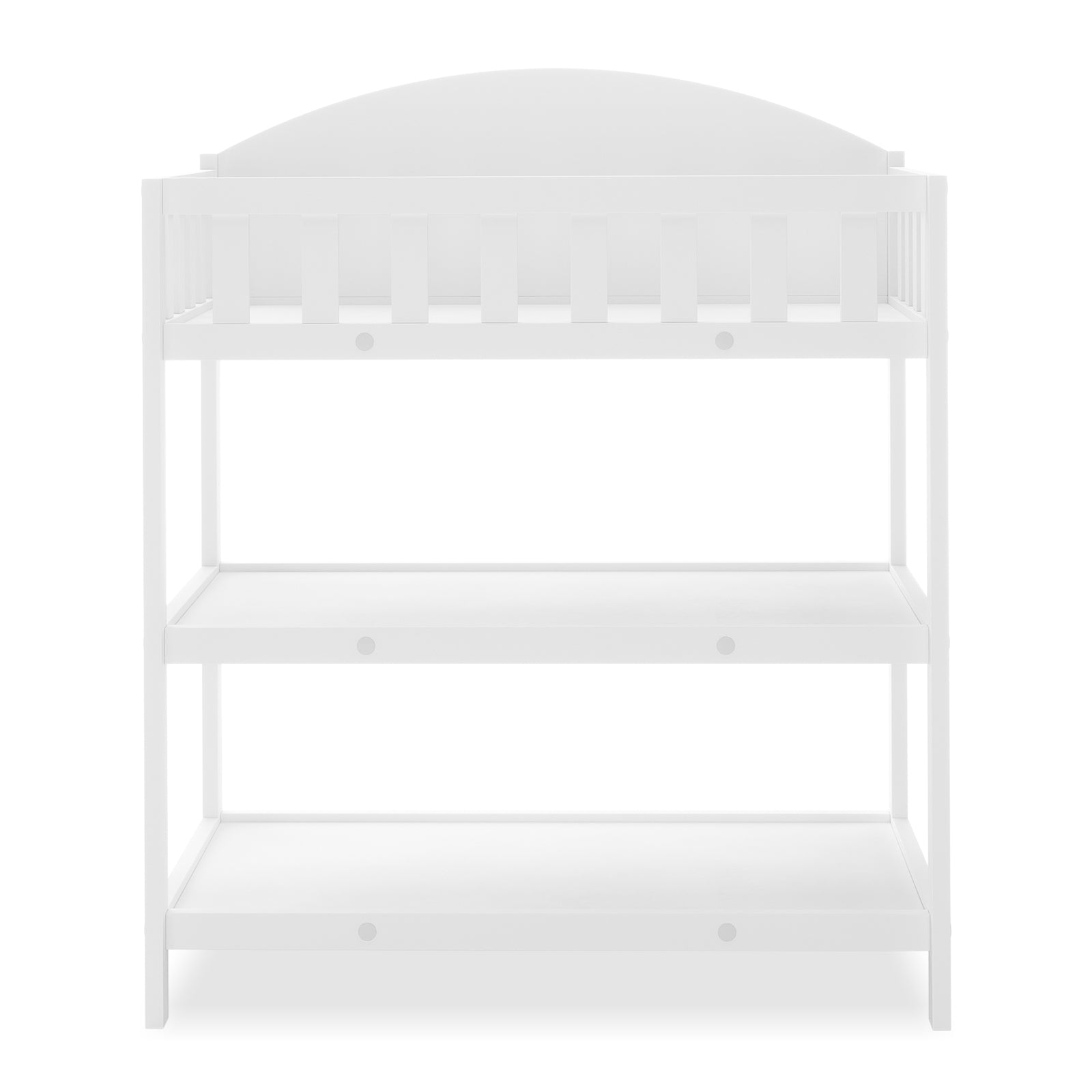 Elisabeth Solid Pine Baby Change Table with Storage in White – Luxo Living