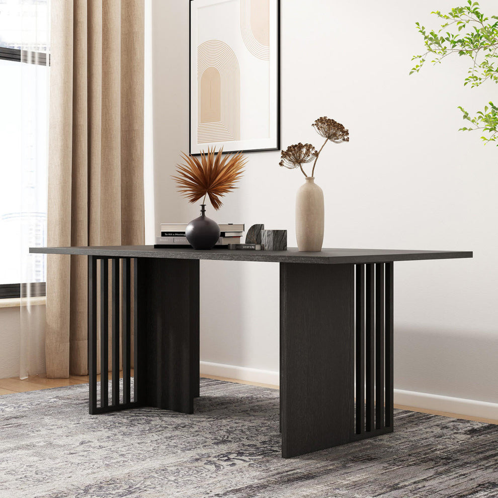 Rowley 180cm Dining Table in Black – Luxo Living